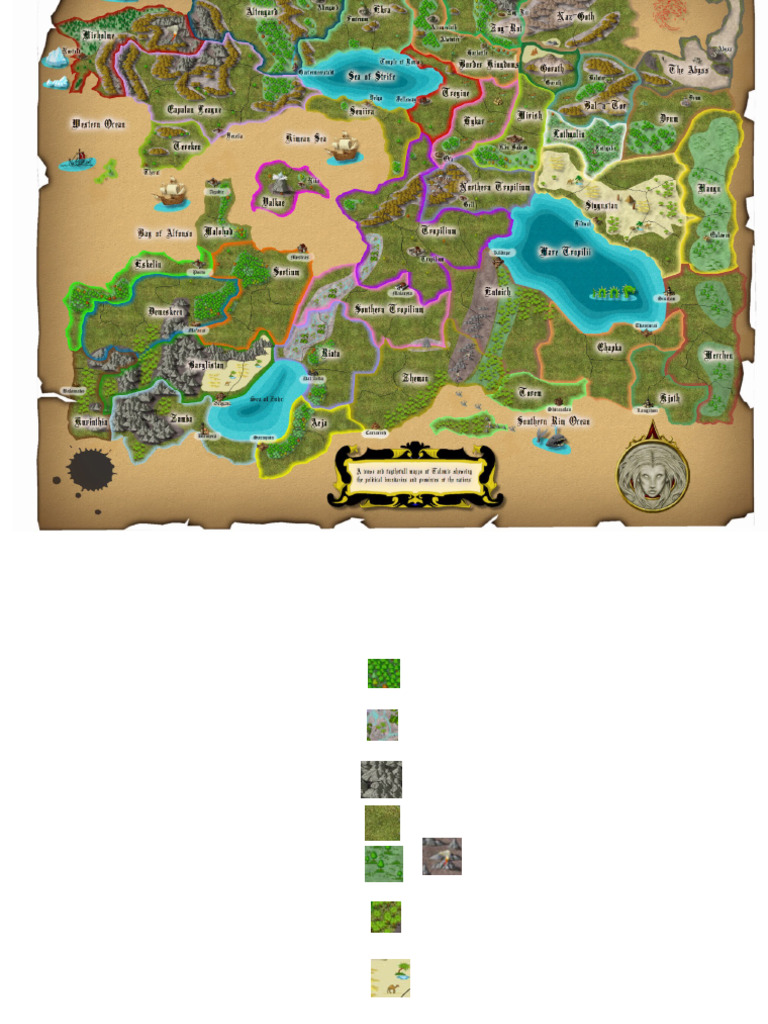 Border Kingdoms Maps and Key | PDF