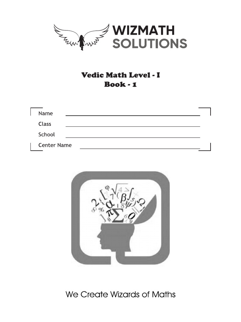 Vedic Math Level 1 | PDF