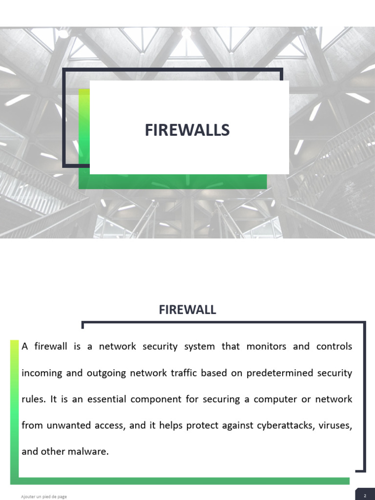 Chapitre 1 Partie 2 Firewalls Partie 1 | PDF | Firewall (Computing ...