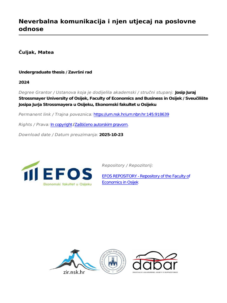 Culjak Matea | PDF