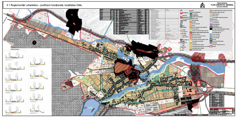 3.1 Reglementari Urbanistice Zonificare Functionala Localitatea Gilau | PDF