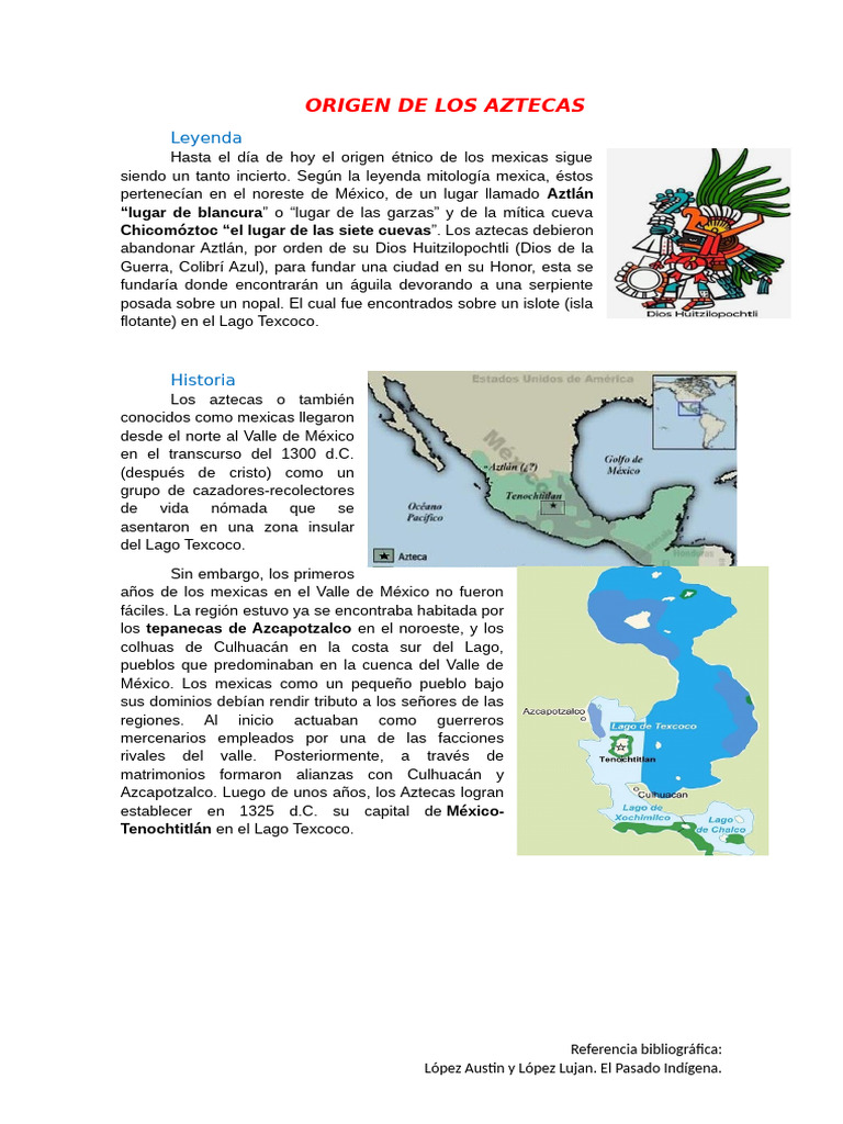 Origen de Los Aztecas | PDF