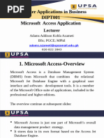 History of Microsoft Access Versions | PDF | Microsoft Access | Computing
