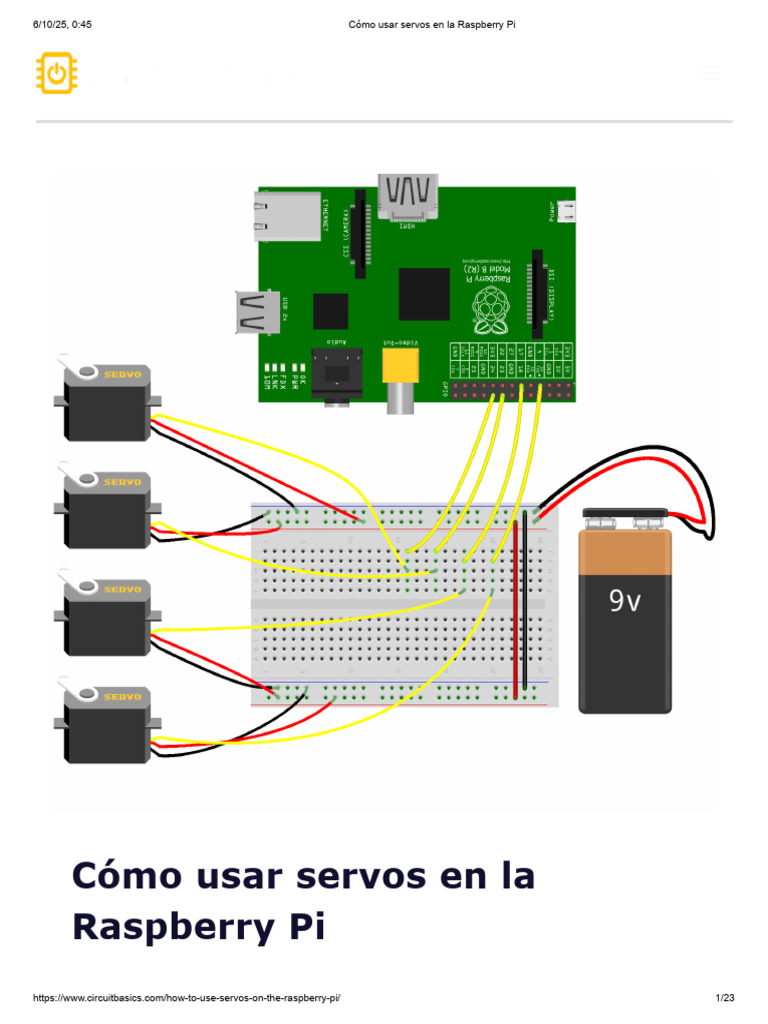 Control de servos con Raspberry Pi | PDF | Ingeniería Informática ...