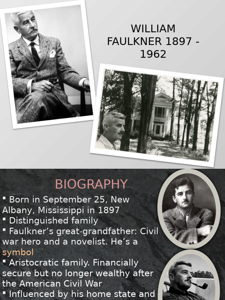 William Faulkner: Life and Legacy | PDF | William Faulkner