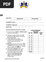 PLE 2024 Mathematics Exam Paper | PDF