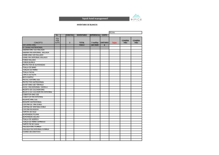 Form-Dc-03 Inventario | PDF