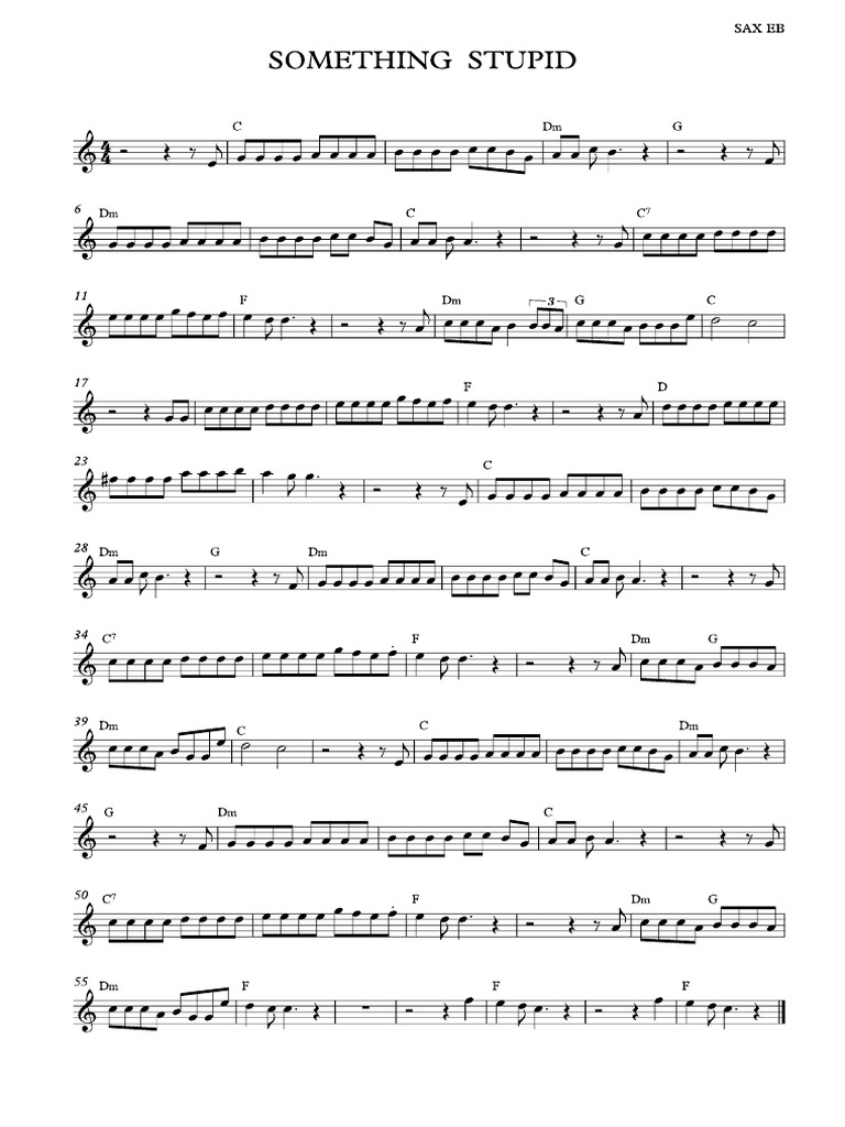 Something Stupid | PDF