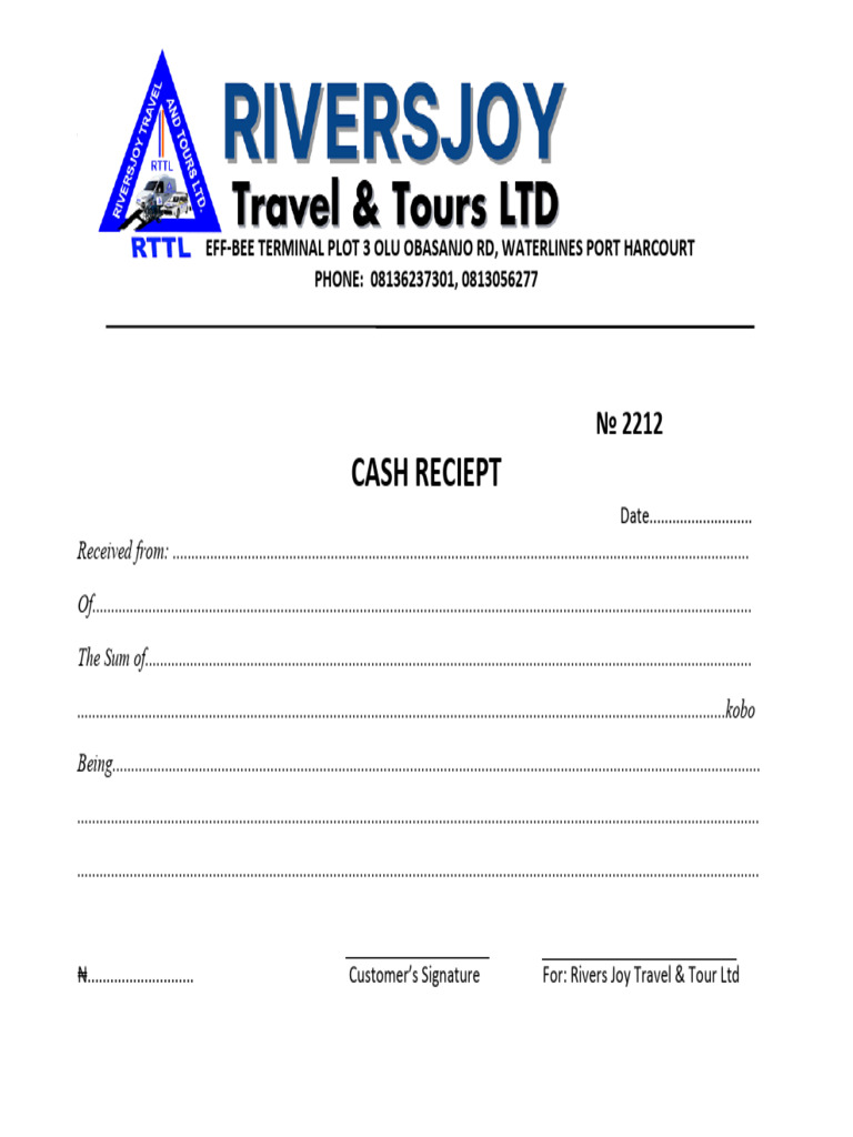 Rivers Joy Receipt | PDF