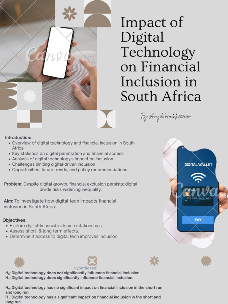 Presentation - Digital Technology and Financial Inclusion | PDF ...