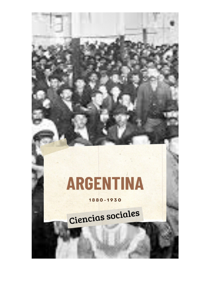 Historia 1880 1930 Sexto Grado | PDF | Sociedad | Cambio social