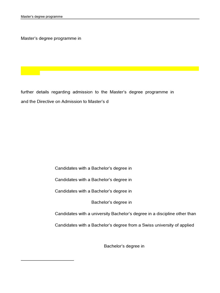 Mechanical Engineering Master's Admission Guide | PDF | Academic Degree ...