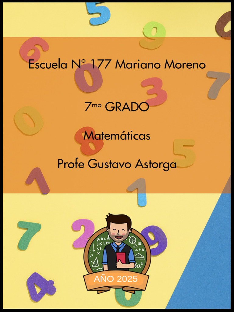 Matematicas 7mo Mayo | PDF | Estadísticas | Decimal