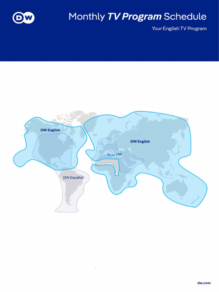 DW English Broadcast Schedule September 2025 | PDF | Genetic Testing ...