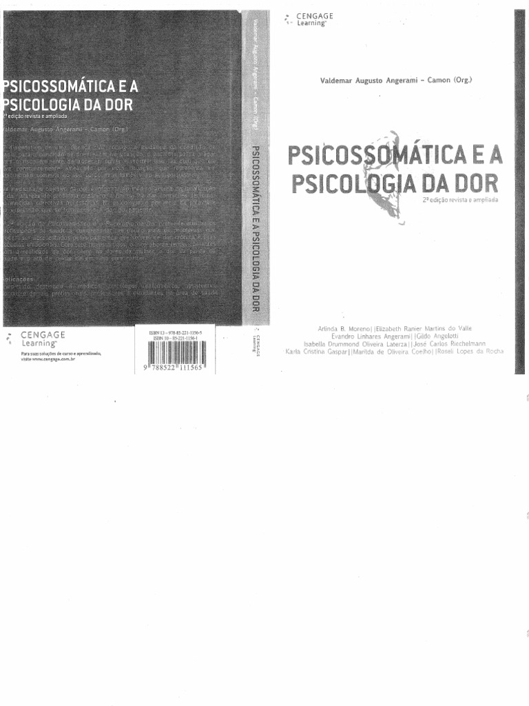 Psicossomática e A Psicologia Da Dor by Valdemar Angerami | PDF