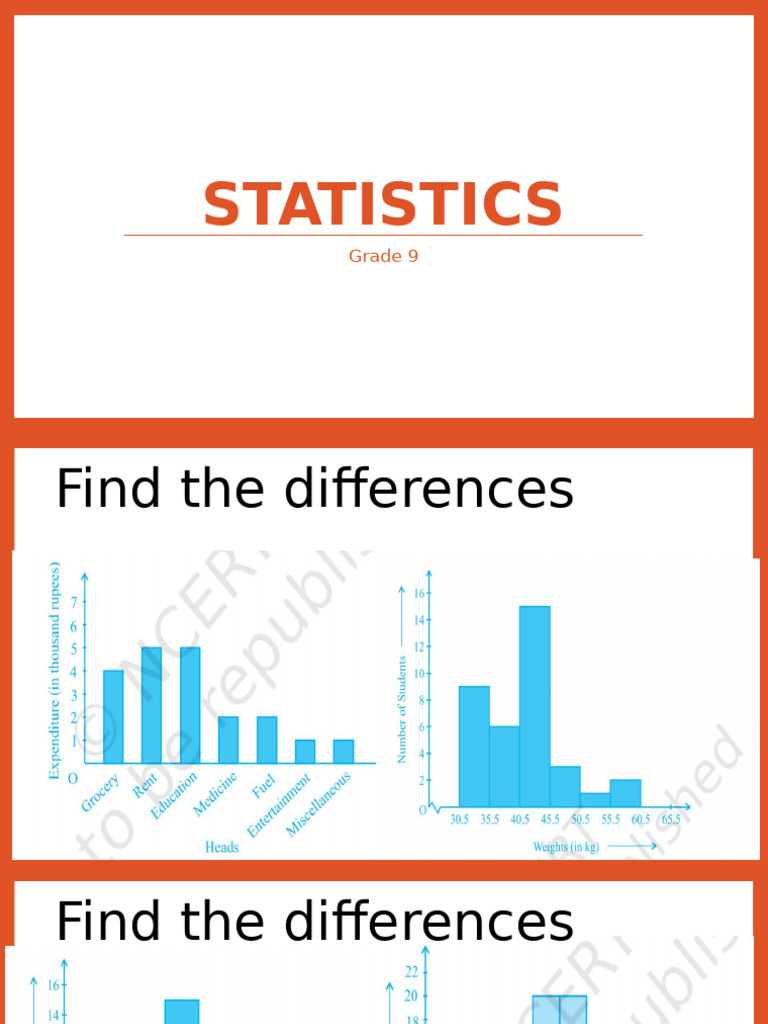 Statistics Grade 9 | PDF