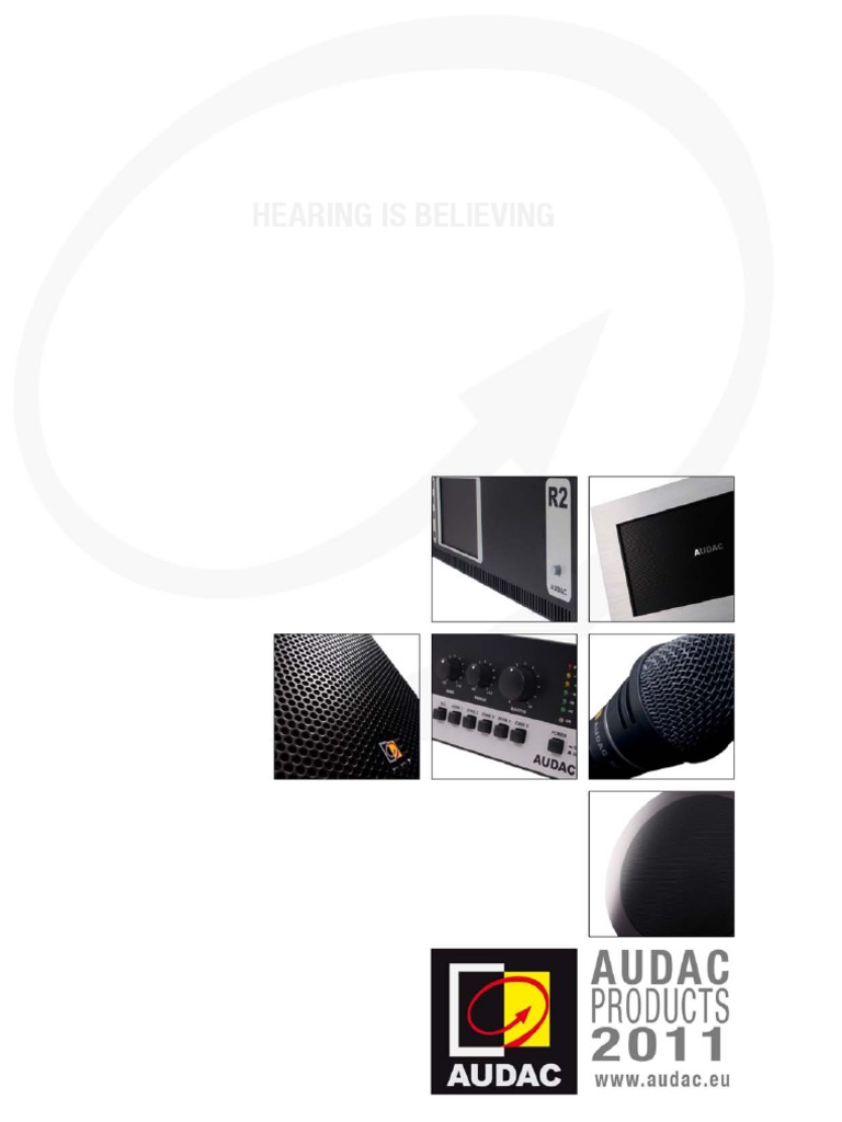 AUDAC Catalogue Web | PDF | Amplifier | Microphone