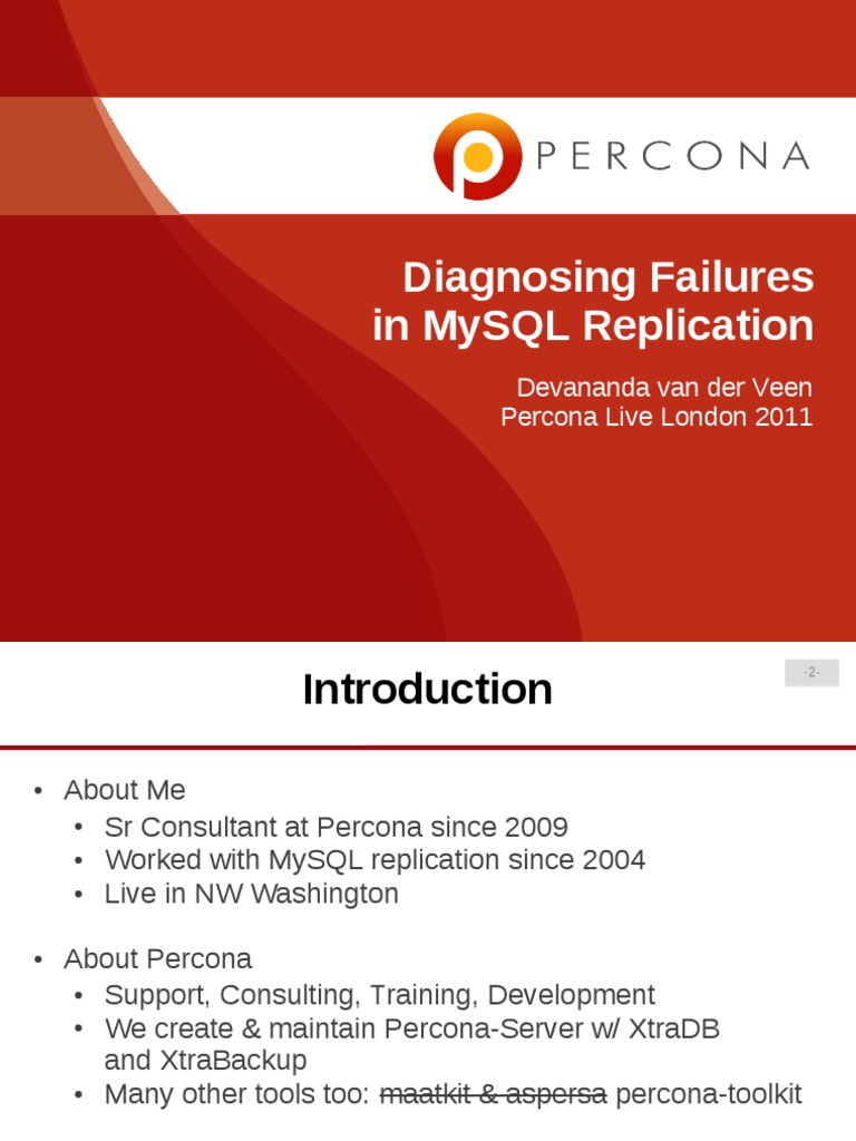 Pluk2011 Diagnosing And Fixing Mysql Replication Pdf Replication Computing Information