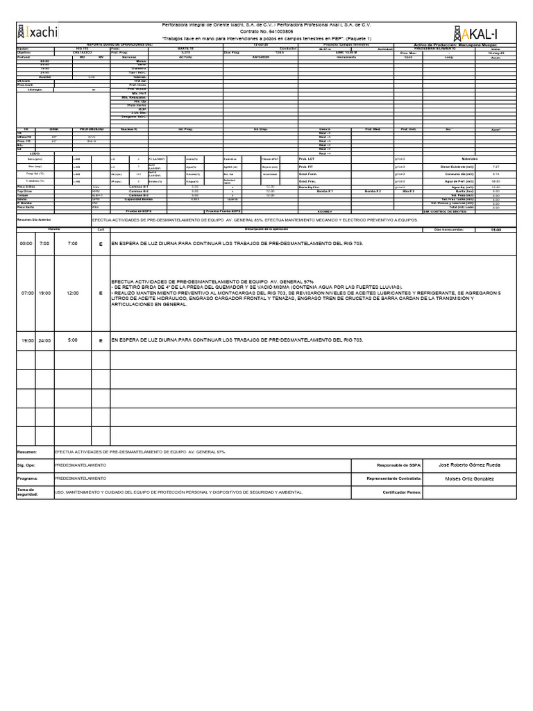 Informe de Pre-Desmantelamiento Bakte 10 | PDF