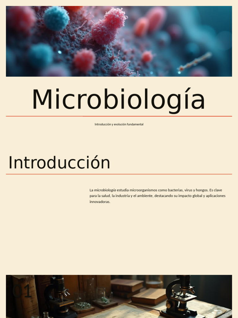 Micro Biolog Í A | PDF | Microbiología | Microorganismo