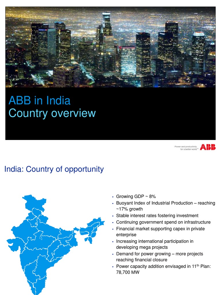 Abbiidi Abb in India: Country Overview Country Overview | PDF ...