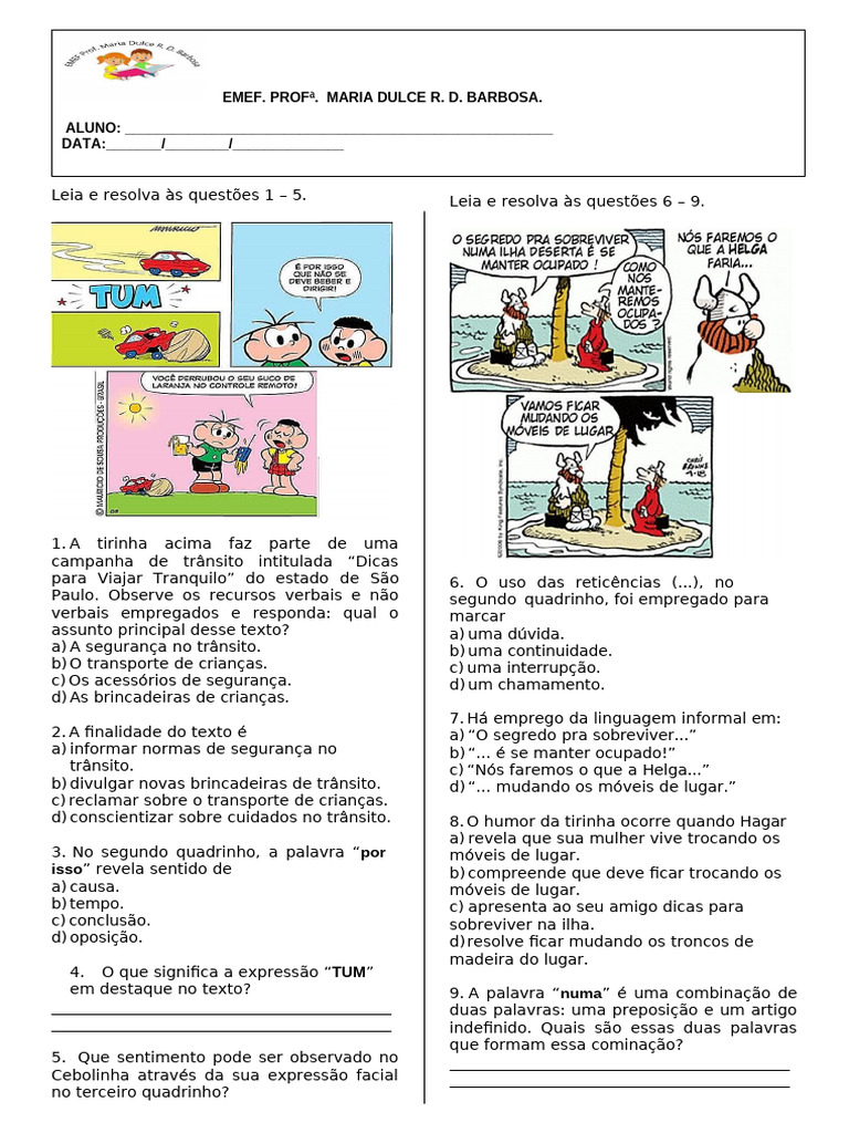 Tirinhas Diversas - Tudo Sala de Auala | PDF