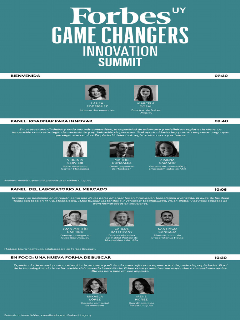 Forbes Game Changers Innovation Summit 2025 | PDF