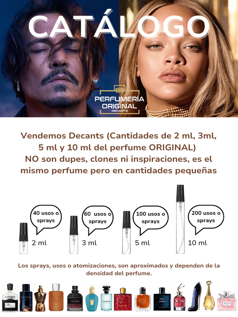 Decants de Perfumes Originales en Perú | PDF | Lima | Perfumería