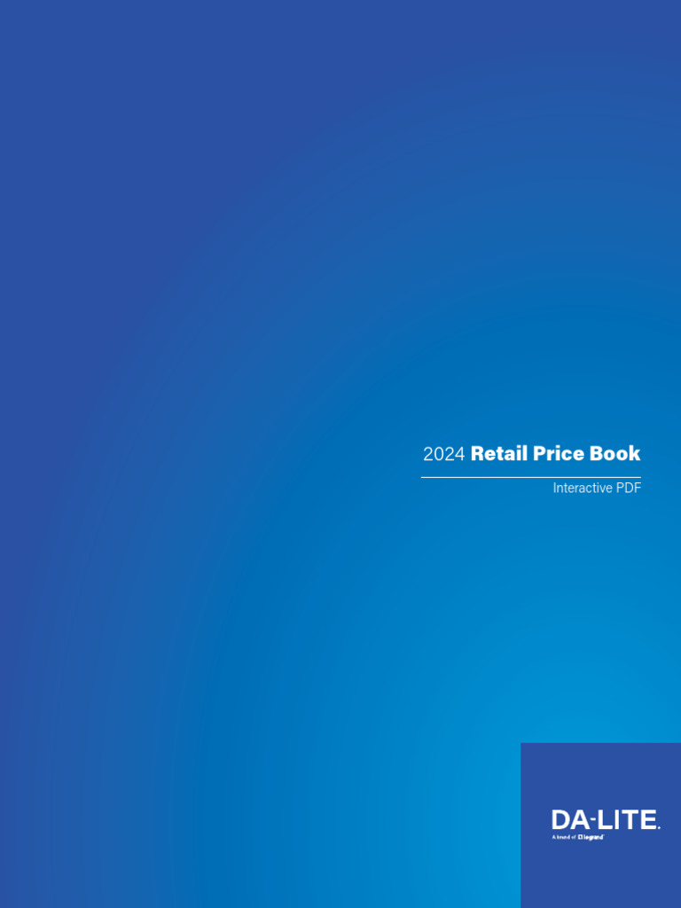 2024 02 Da Lite Retail Price Book Interactive | PDF | Display ...