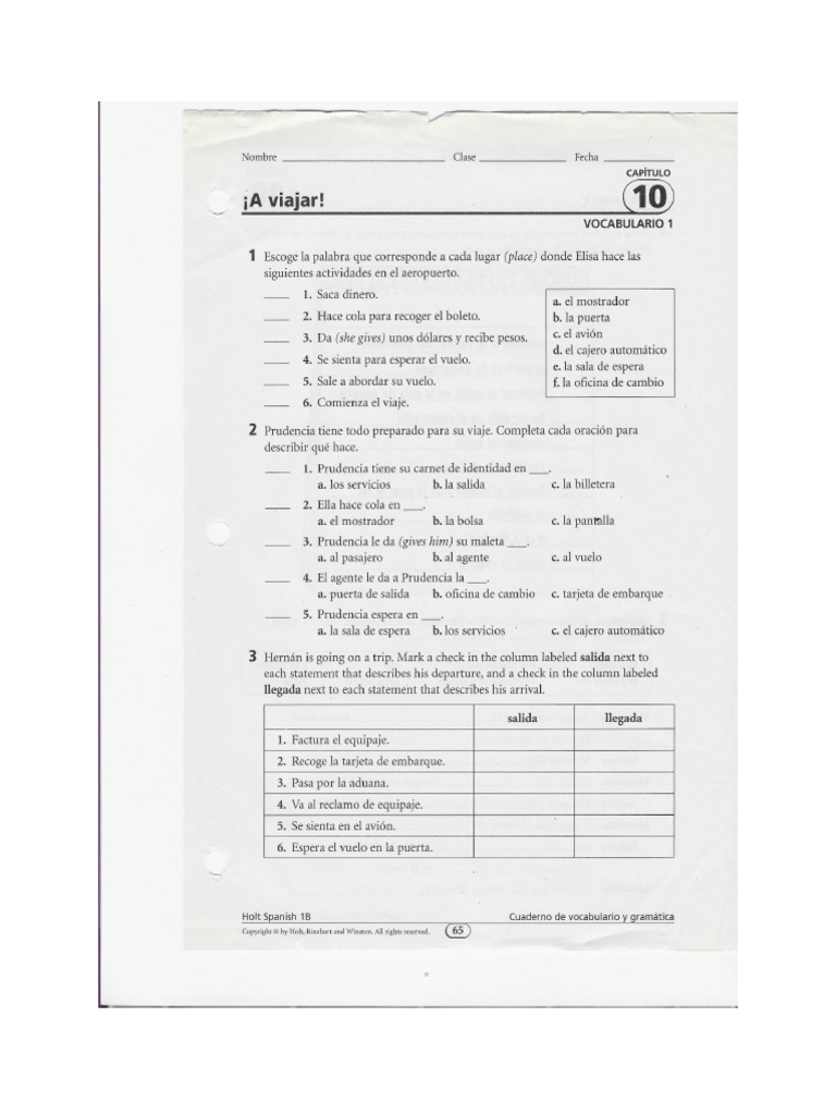 Madeline Cabrera Alcantara - Work Book Page 66 | PDF