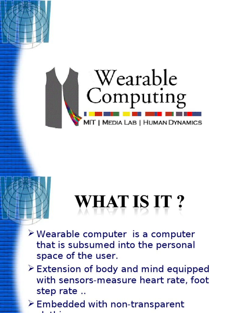 Wearable Computing | PDF
