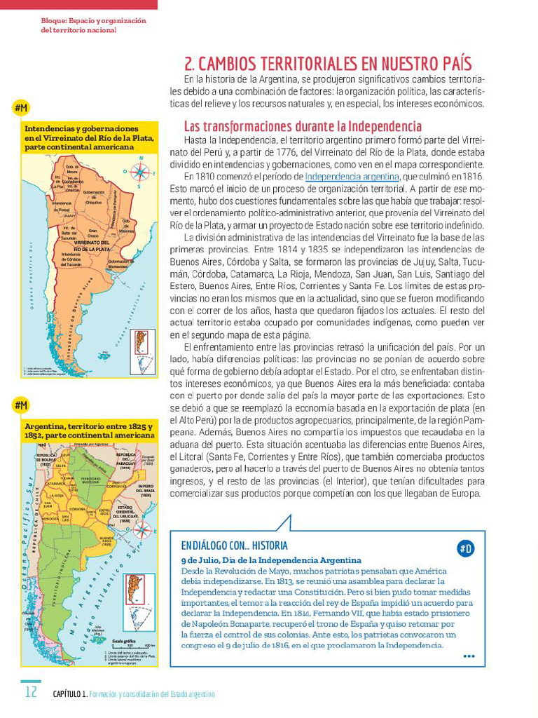 Conformacion Del Territorio Argentino | PDF