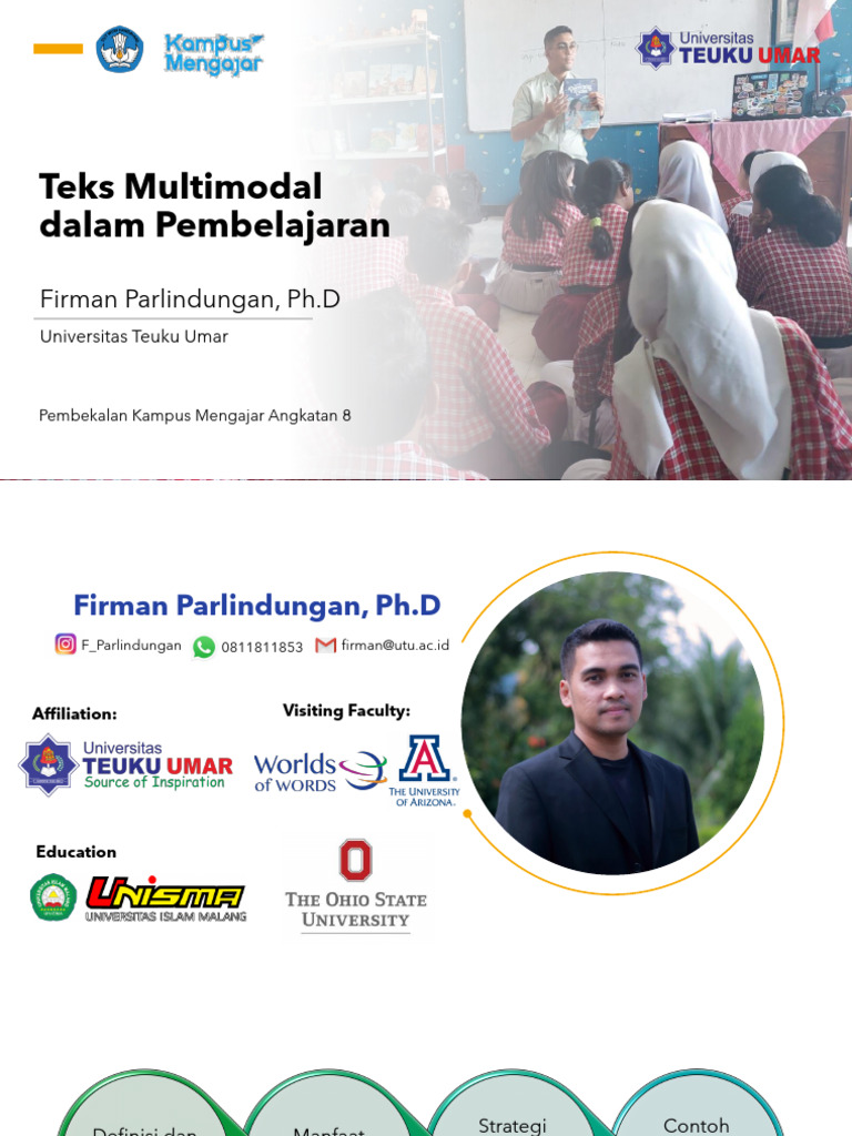 Teks Multimodal dalam Pembelajaran | PDF