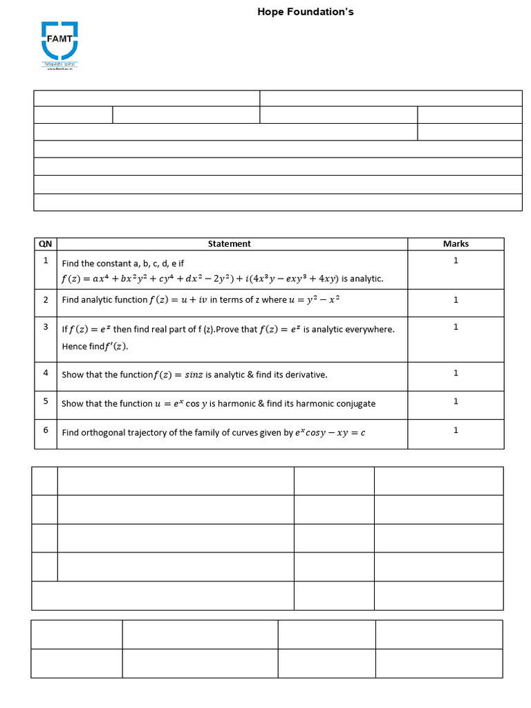 Evaluation Sheet For MECH Tutorial 4 | PDF | Mathematical Analysis ...