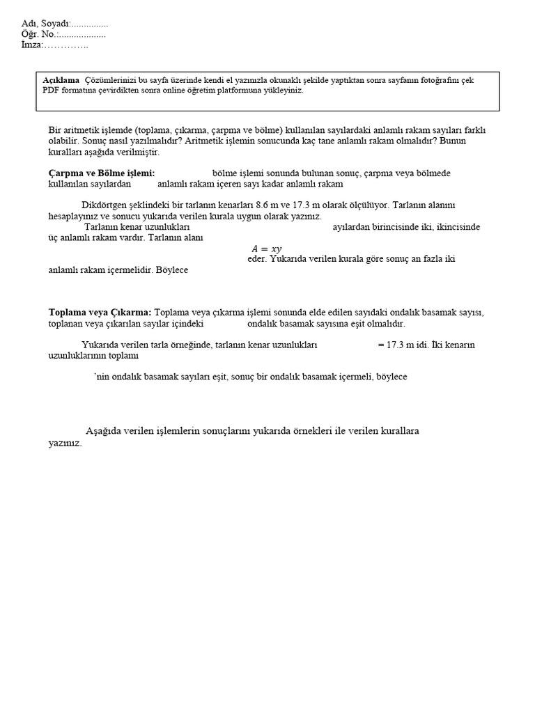 FZK101 Odev 1 | PDF