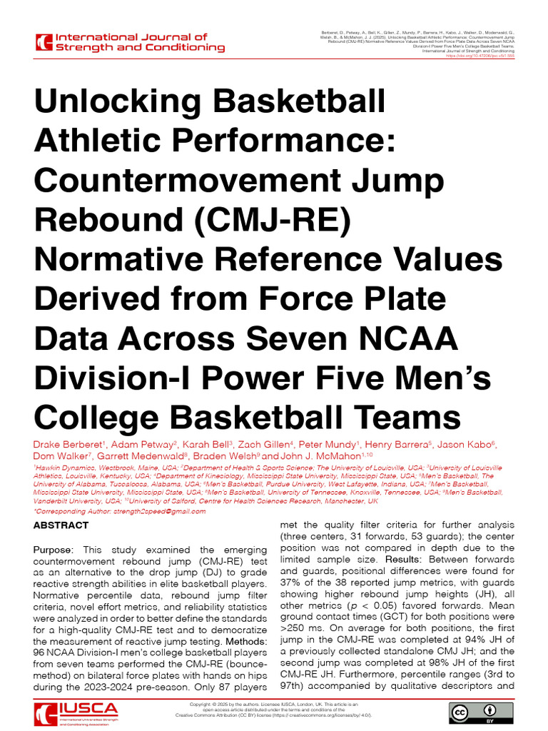 Unlocking+Basketball+Athletic+Performance +Countermovement+Jump ...