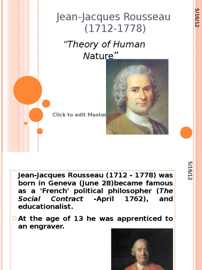 Jean Jacques Rousseau | Jean Jacques Rousseau | Psychological Concepts