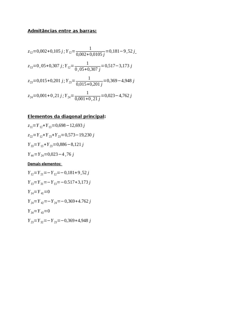 Calculos de ARE | PDF | Teoria da Matrix | Álgebra linear