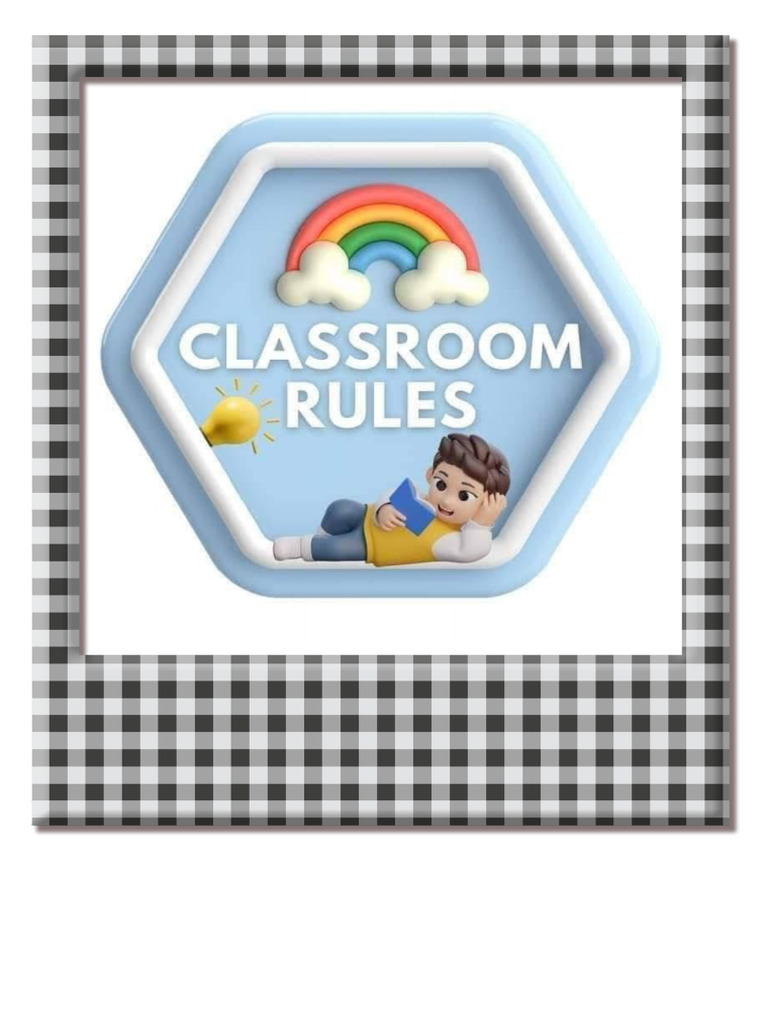 Classroom Rules Poster | PDF