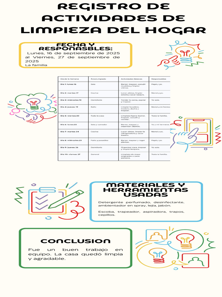 Infografía Consejos para Emprender Dibujo Ilustrado Rojo | PDF