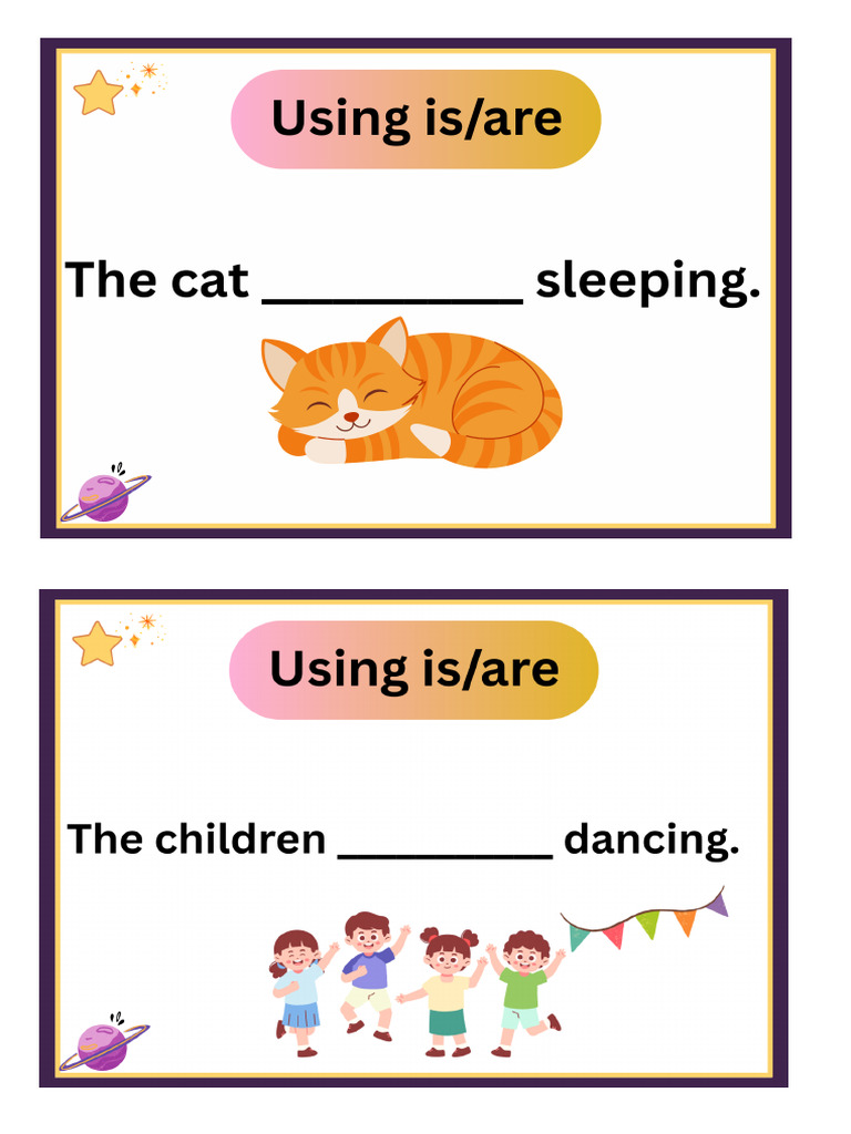 Using Is Are | PDF