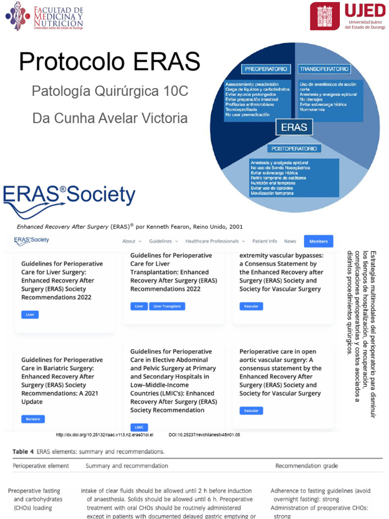 Protocolo ERAS | PDF