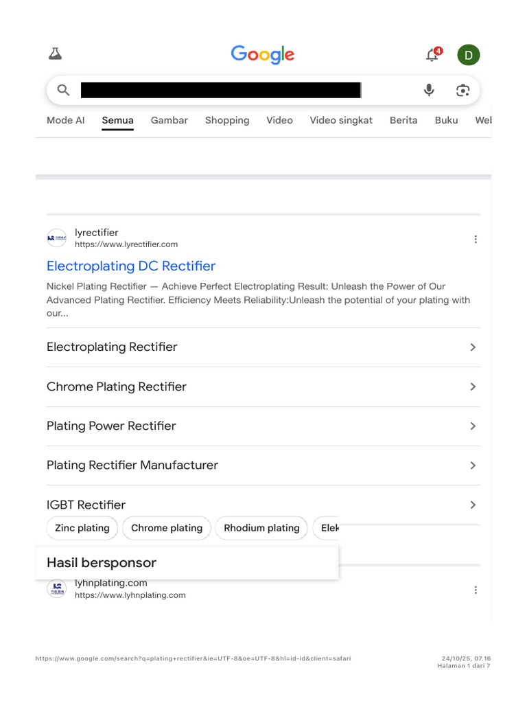 Plating Rectifier | PDF