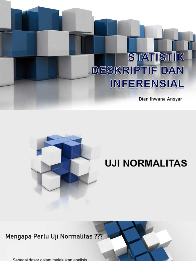 Uji Normalitas dan Statistik Deskriptif | PDF