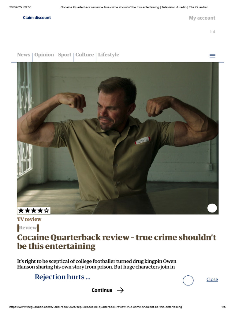 Cocaine Quarterback: A True Crime Review | PDF