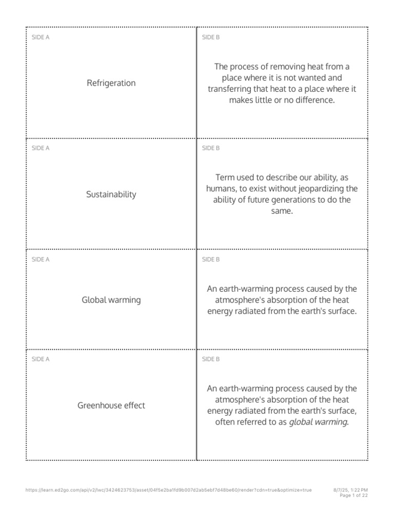 Flashcards | PDF | Thermodynamics | Heat Transfer