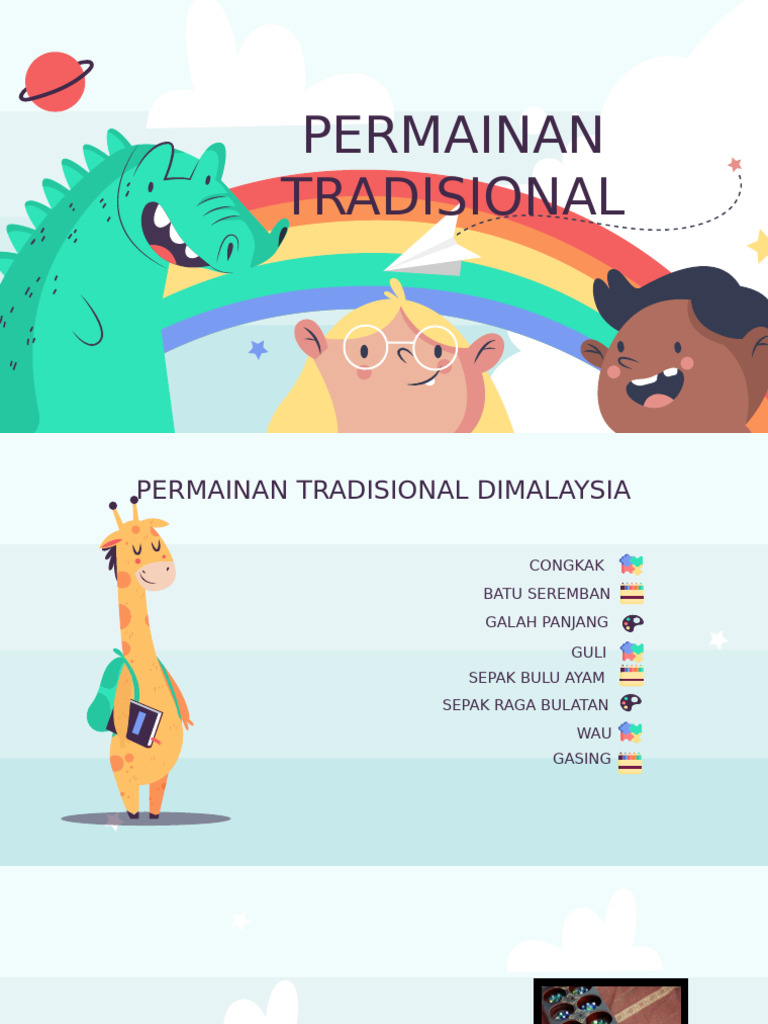 Slide Presentation Permainan Tradisional Di Malaysia | PDF