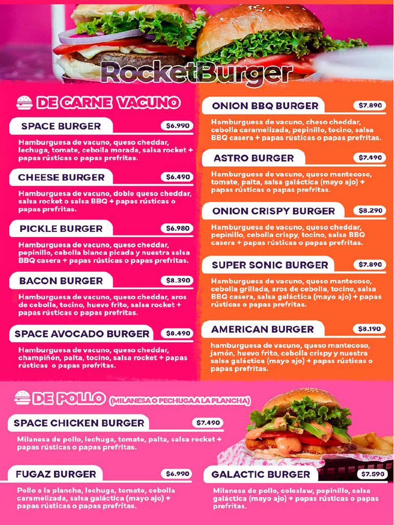 Carta Rocket Burger | PDF