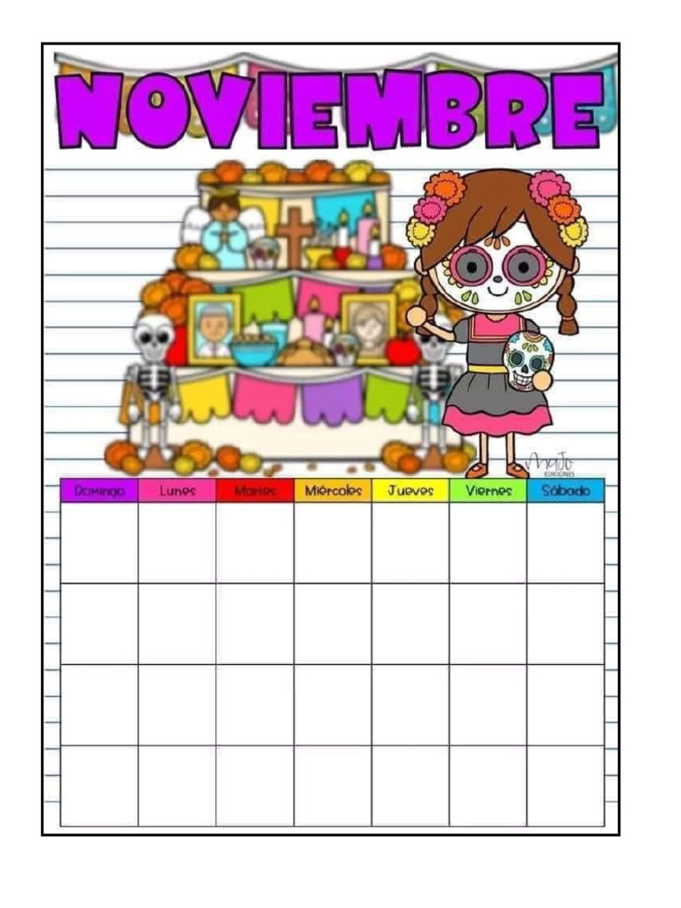 Calendario para Escribir Numeros | PDF