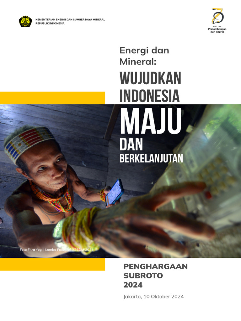 Penghargaan Subroto 2024 untuk ESDM | PDF